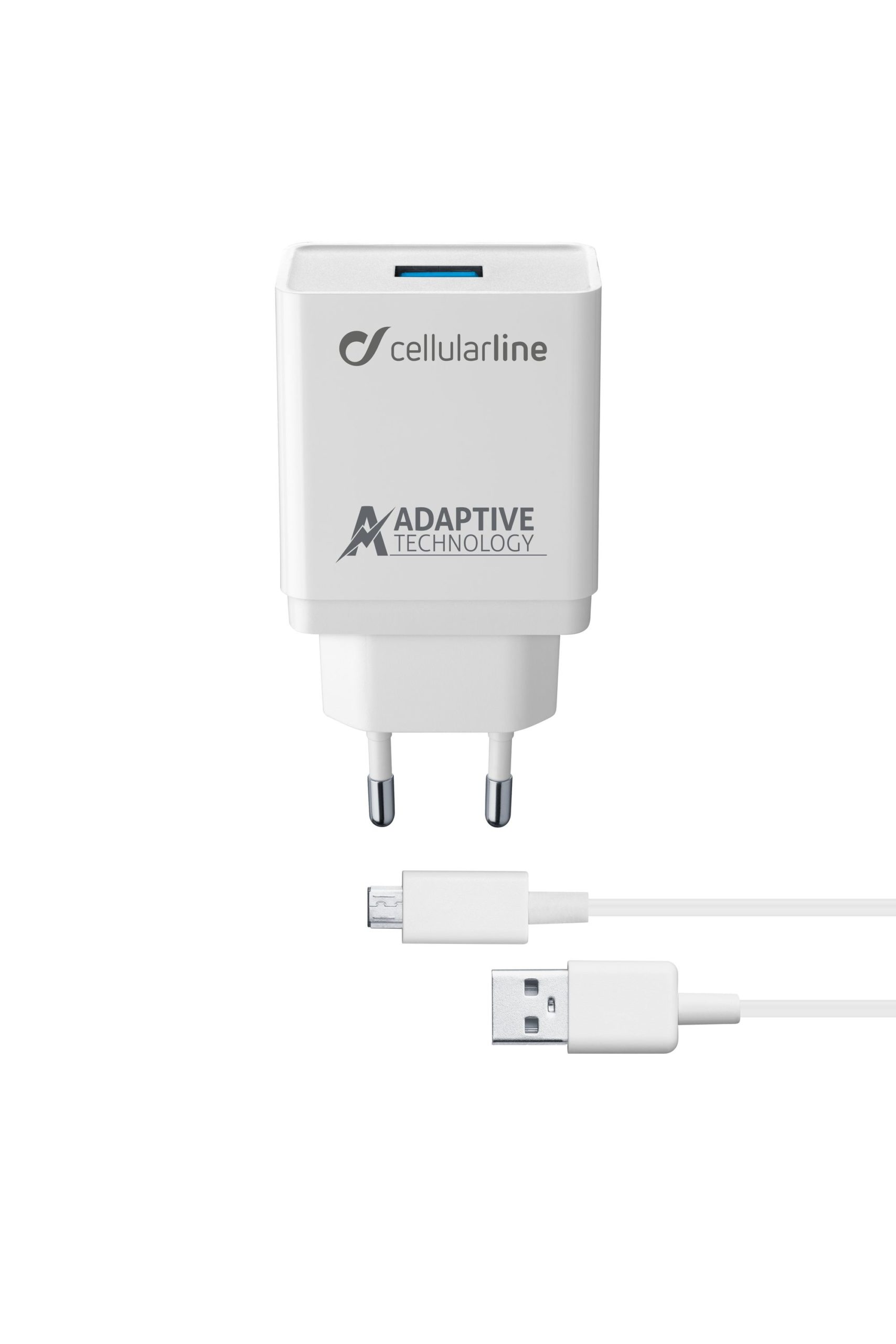 Adaptive Fast Charger Kit 15W – Micro USB – Samsung | Shop Cellular Line